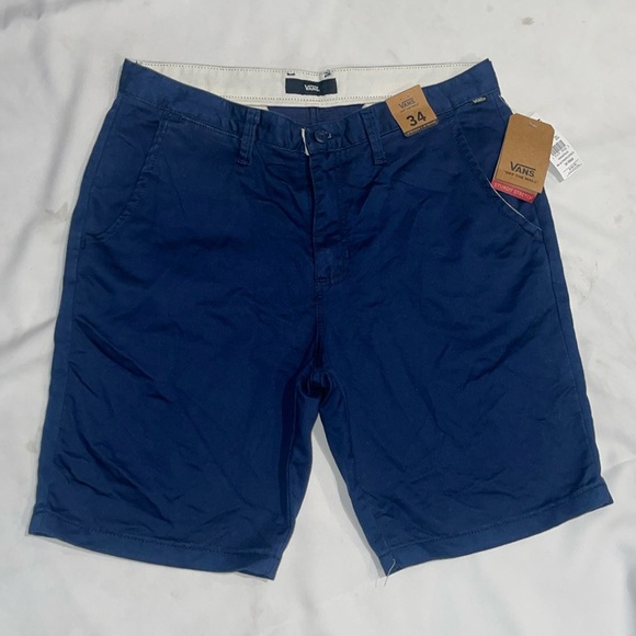 Vans | Shorts | New Mens Vans Sturdy Stretch Uniform Navy Blue Classic ...